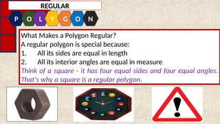 Polygons.pptx TYPES OF DIFFERENT POLYGONS | PPTX