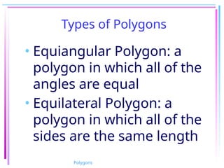 What is Polygon? Types, Example, Formula, | PPTX