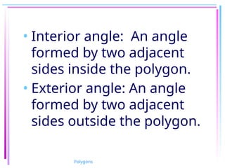 What is Polygon? Types, Example, Formula, | PPTX