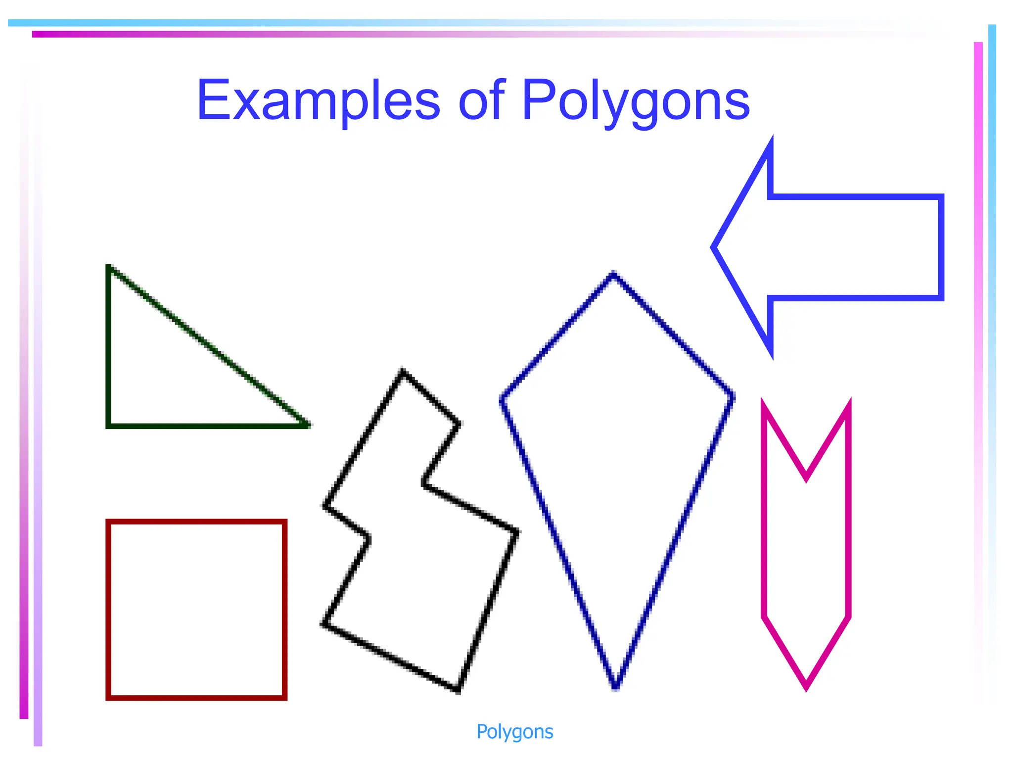 Polygon: Definition, Terminologies and Kinds | PPT