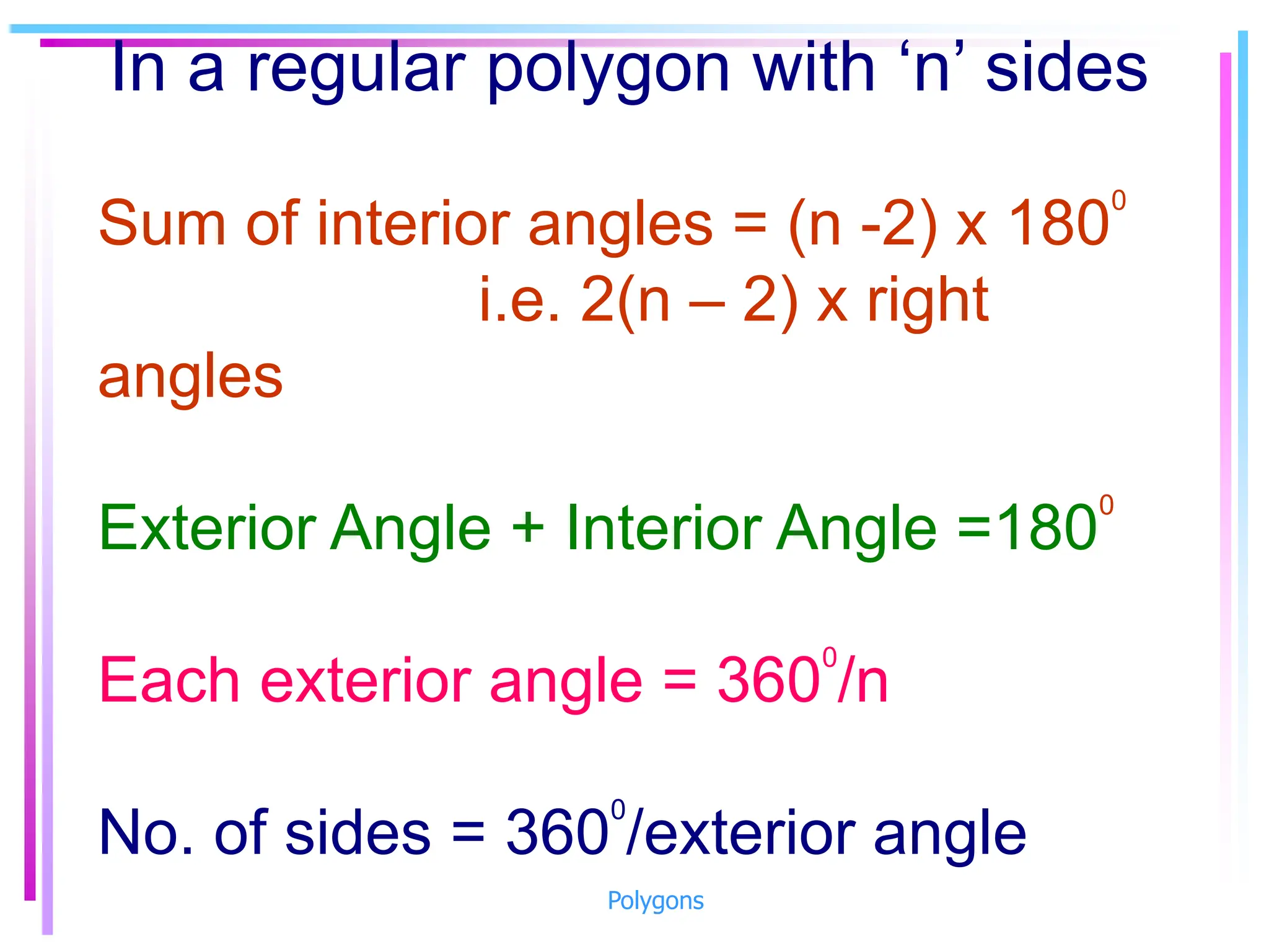 Polygon: Definition, Terminologies and Kinds | PPTX