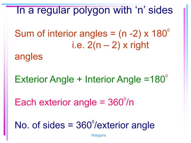 Polygon: Definition, Terminologies and Kinds | PPT
