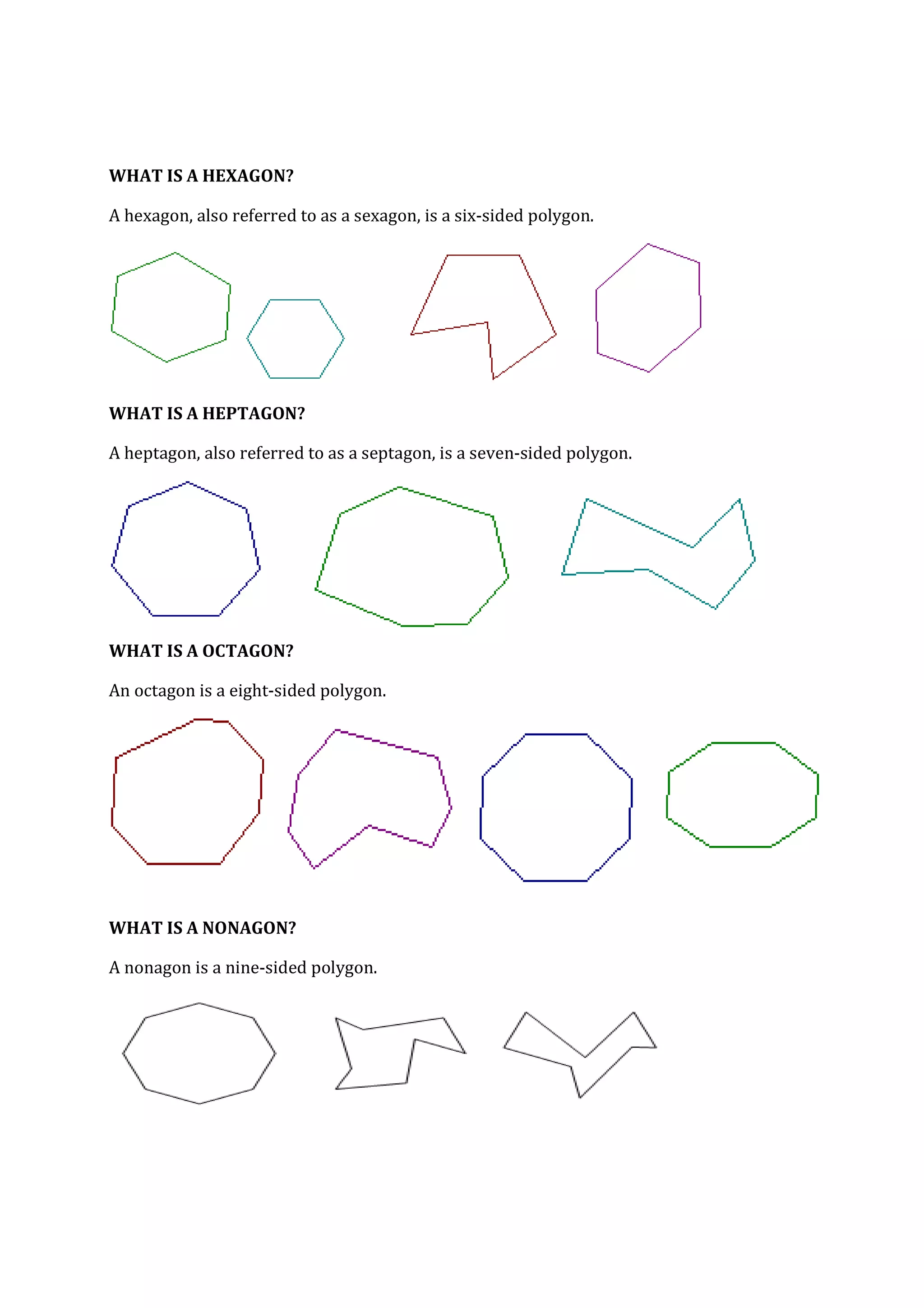 Polygons by jvn | PDF