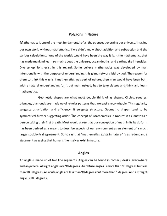 Polygons in nature | PDF