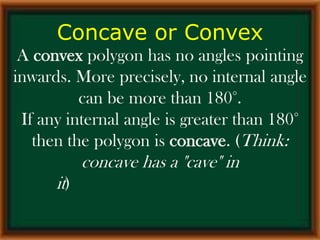 Polygons (its meaning, nature and types) for grade v | PPTX