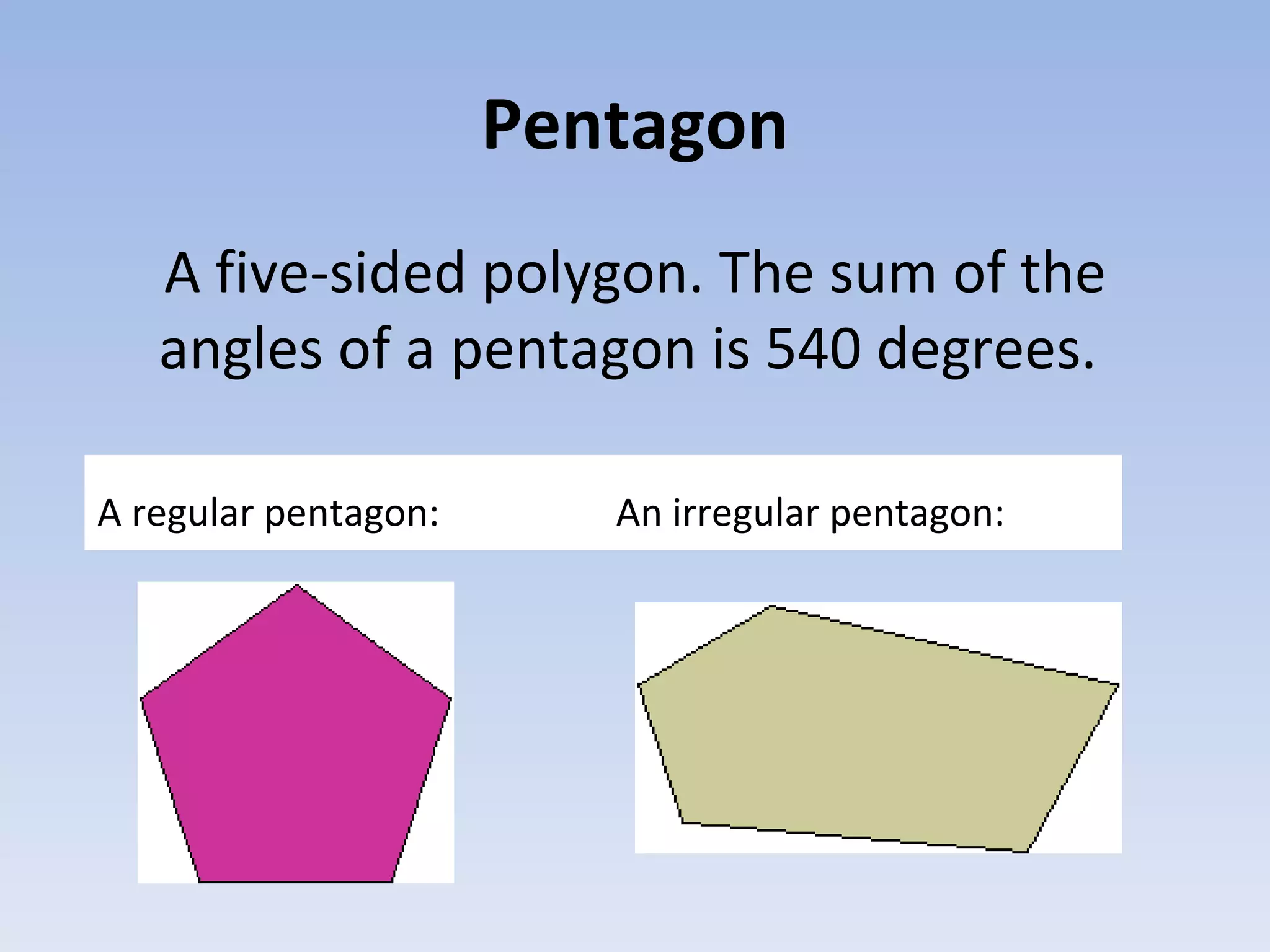 Polygons presentation | PPT