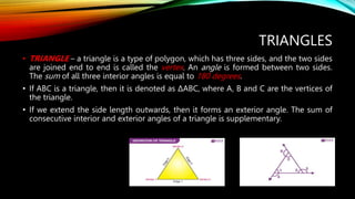POLYGONS_TRIANGLE (SOLID MENSURATION).pptx