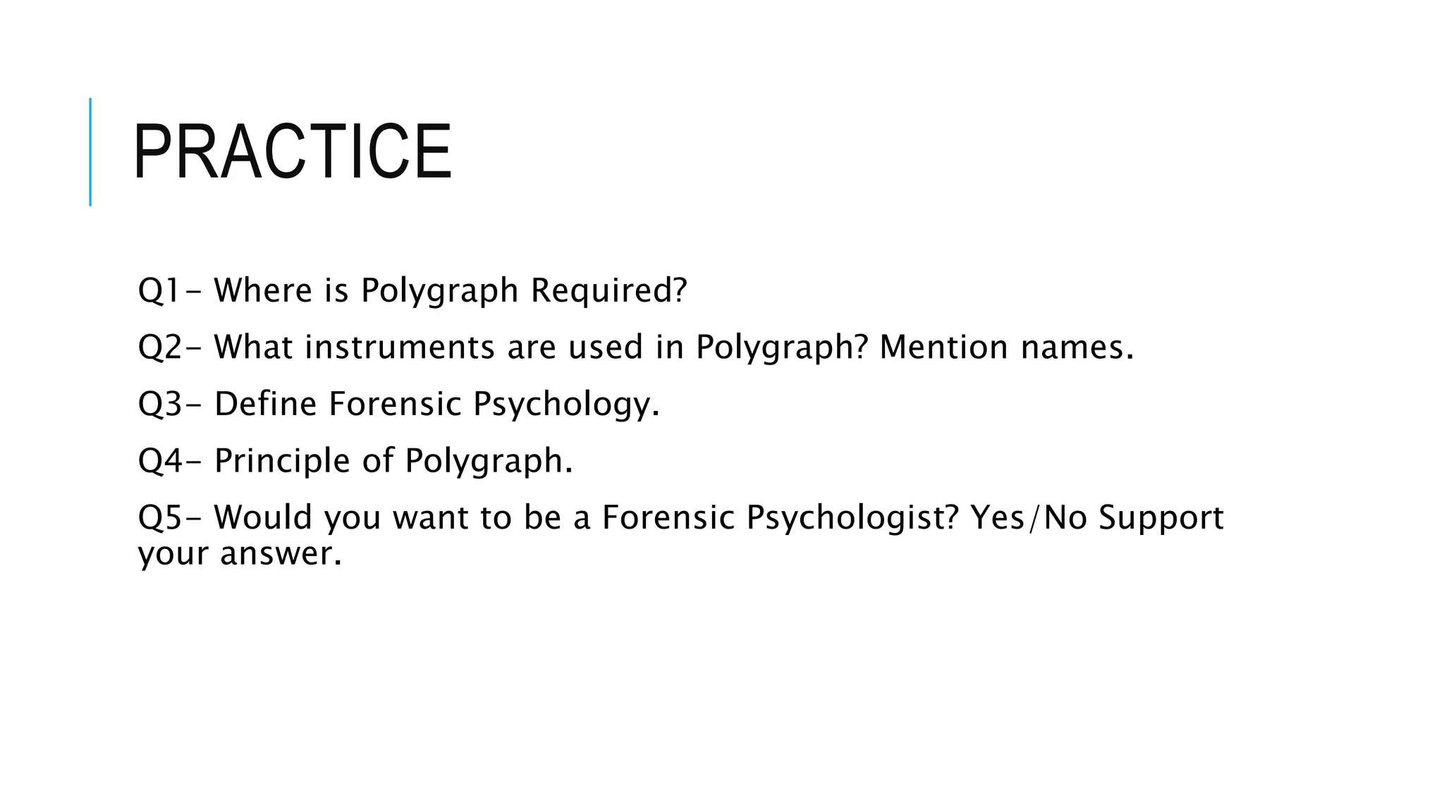Polygraph | PPTX
