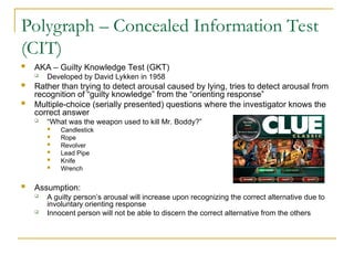 Introduction and uses of Polygraph in life.ppt
