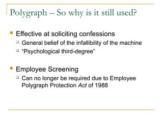 Introduction and uses of Polygraph in life.ppt