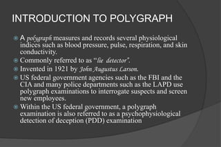 Polygraph machine | PPTX