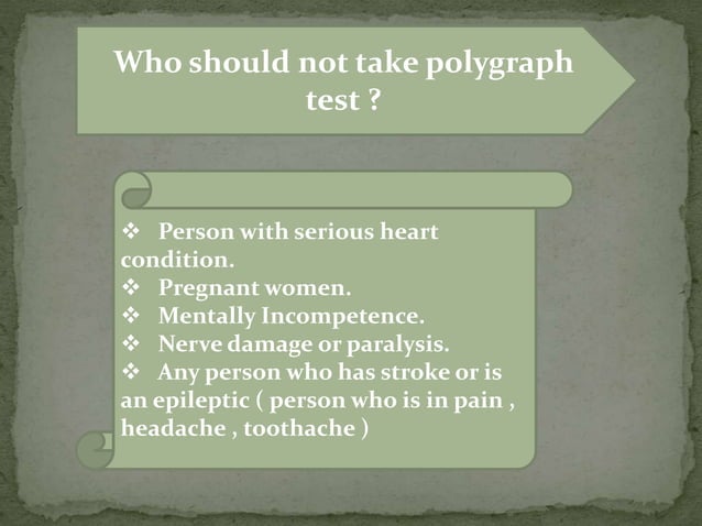 polygraph ppt Ahsan.pptx | Crime & Harmful Acts to Individuals, Society ...