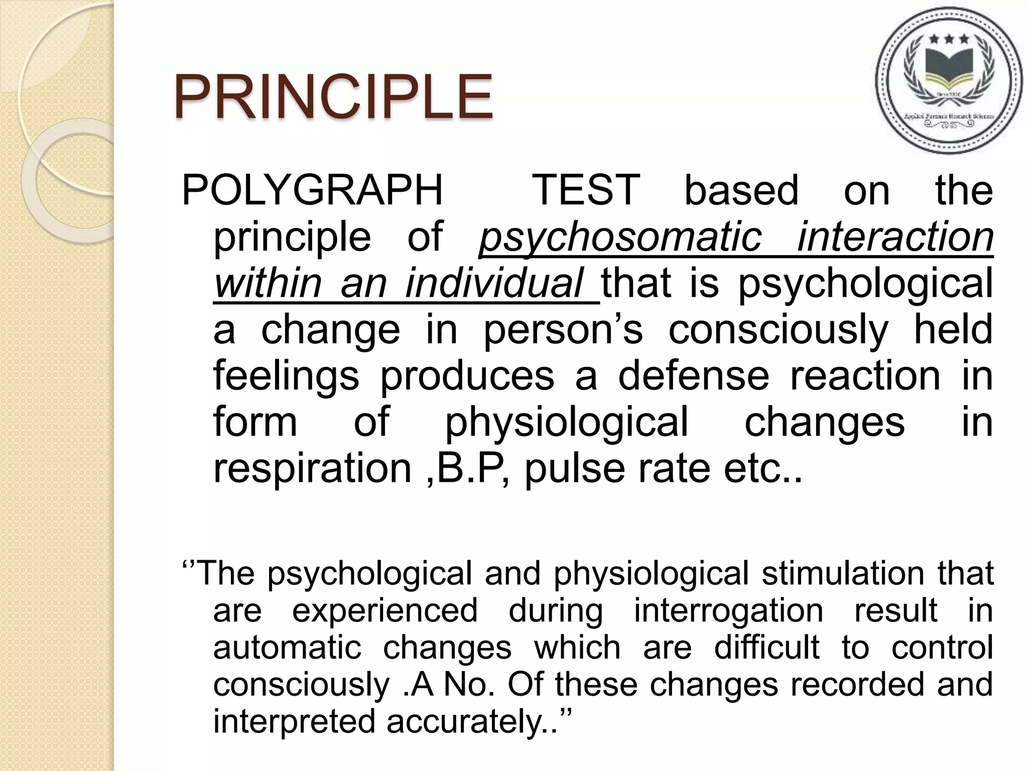Polygraph test | PPTX