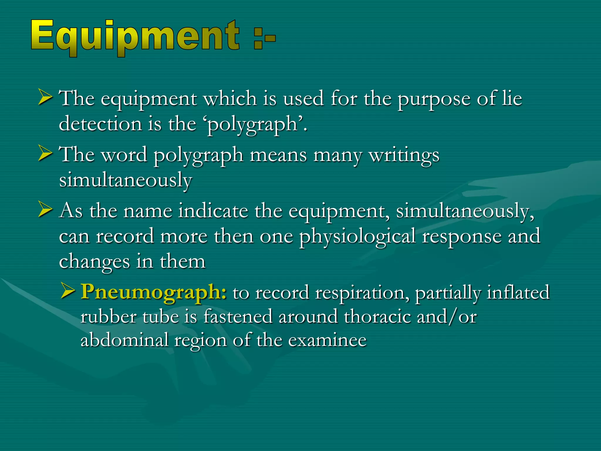 Polygraphy | PPT