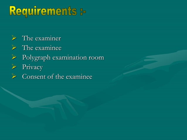Polygraphy | PPT | Science