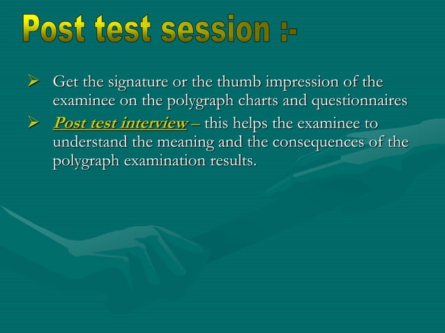 Polygraphy | PPT | Science