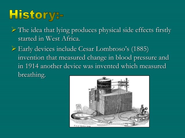 Polygraphy | PPT | Science