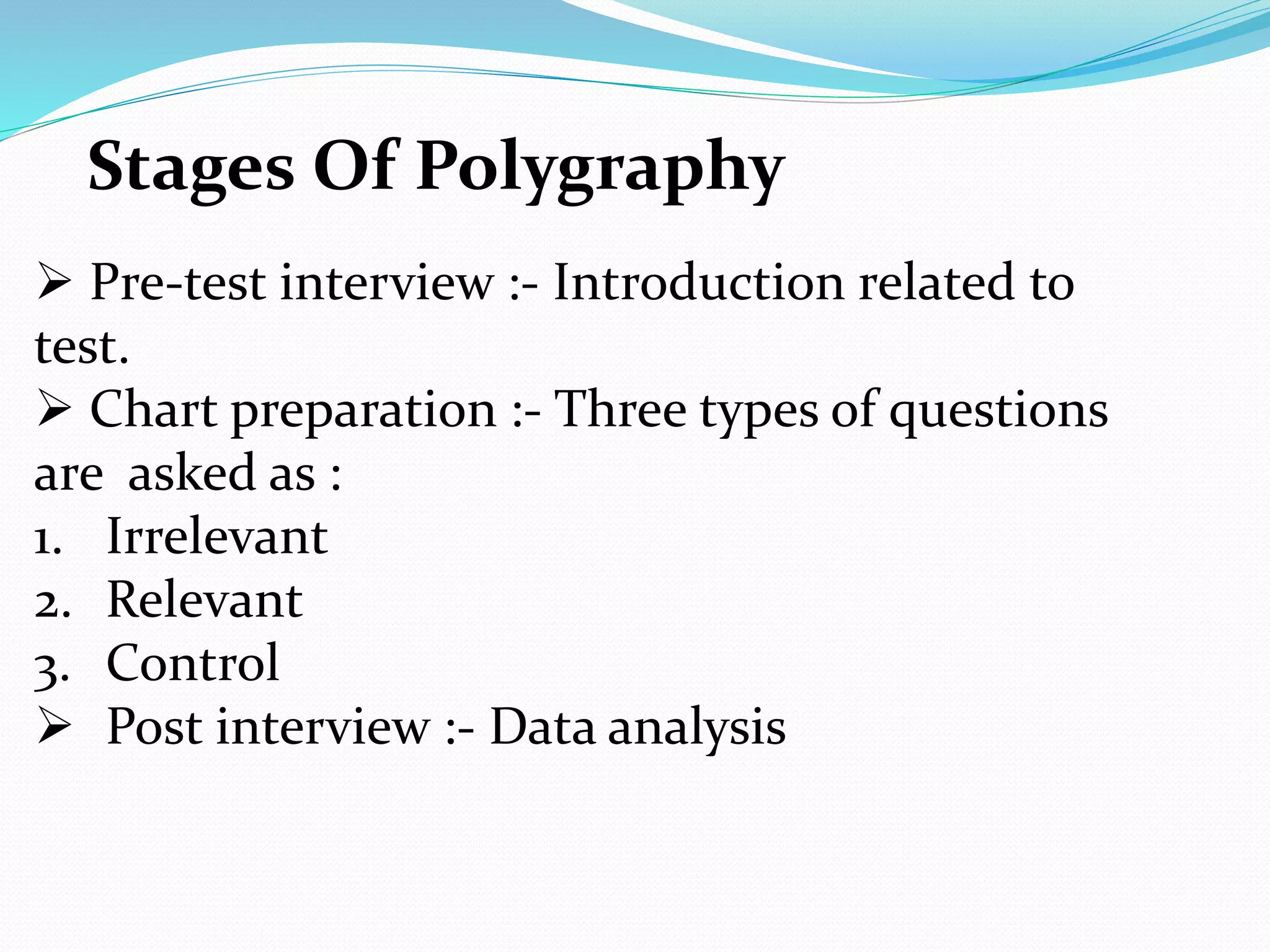 Polygraph : A Lie Detector Test | PPTX