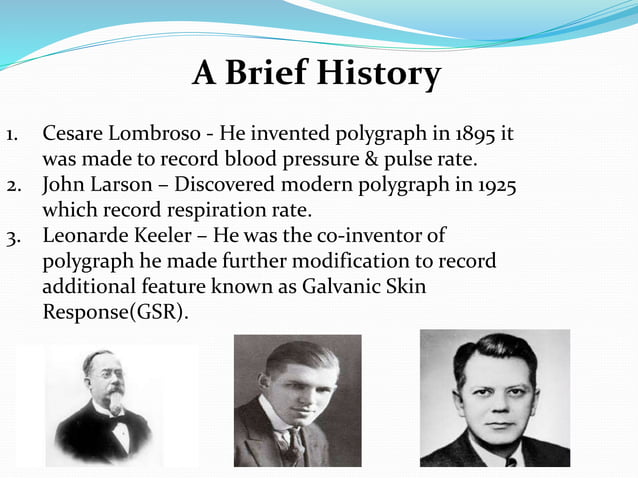 Polygraph : A Lie Detector Test | PPTX