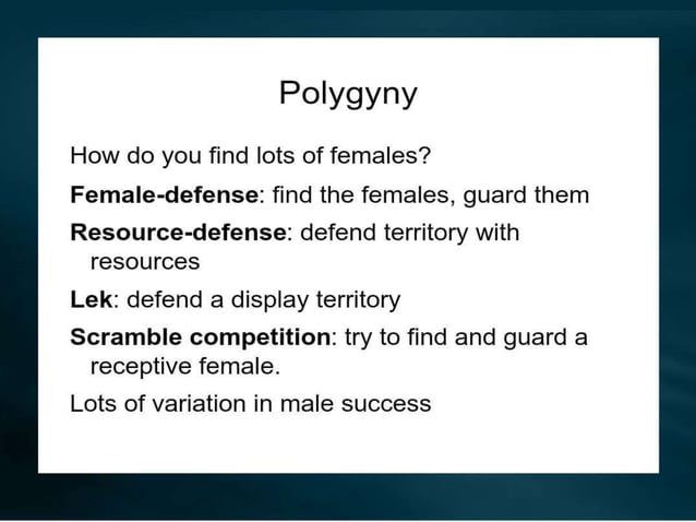 Polygyny | PPTX