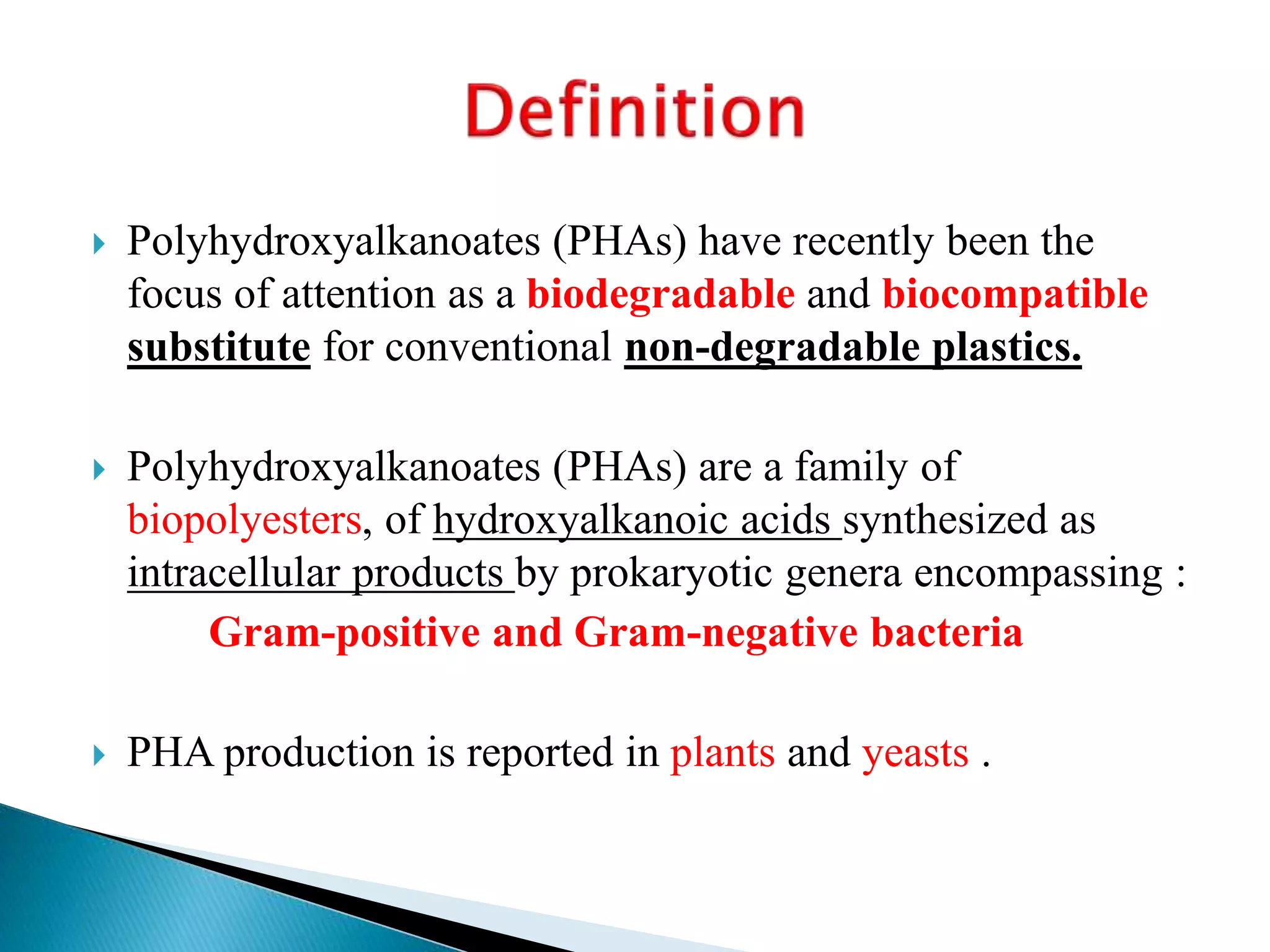 Polyhdroxyalkanoates | PPTX