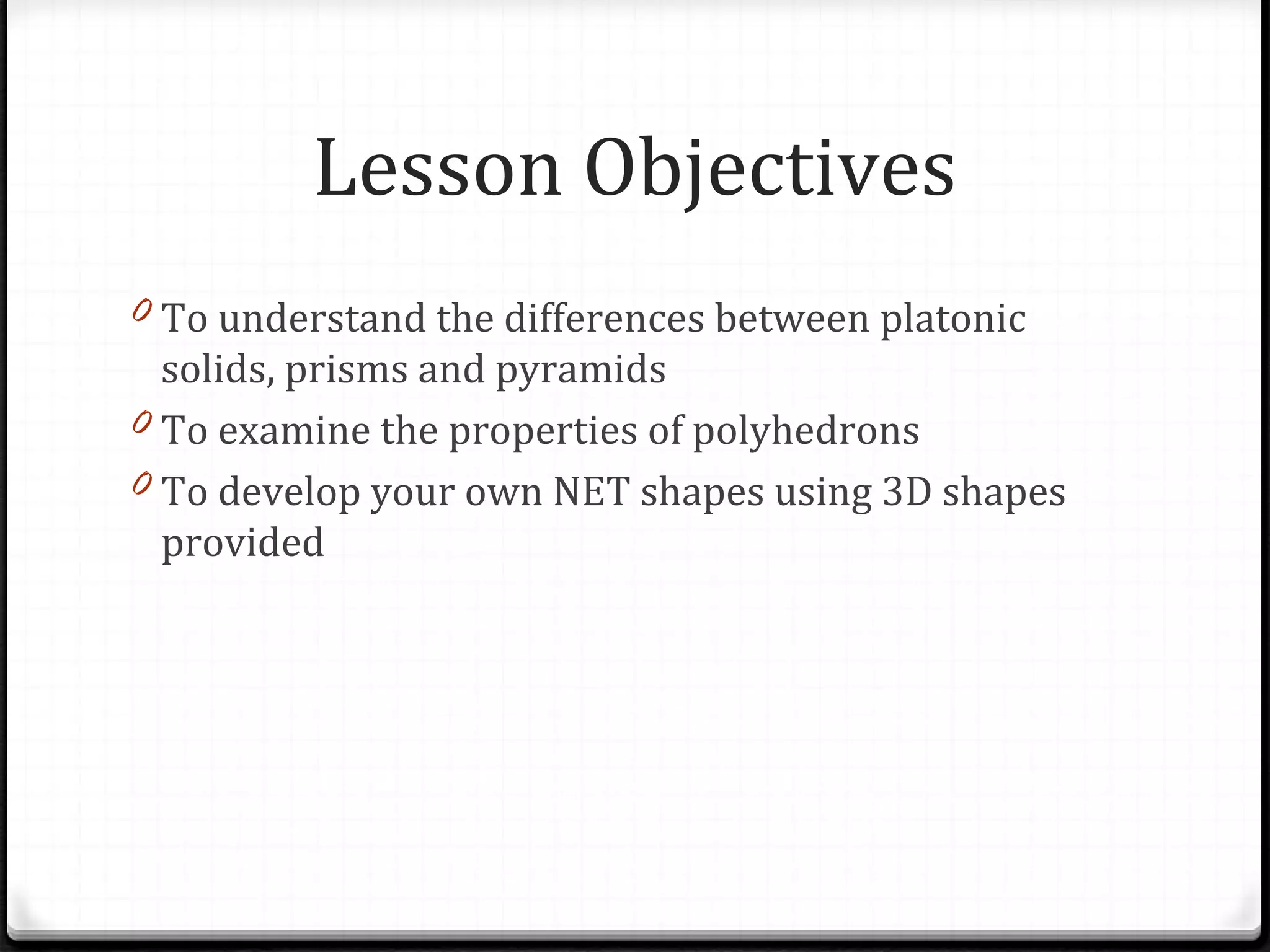 Polyhedrons prisms and pyramids | PPT
