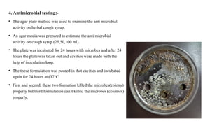 Formulation and evaluation of Poly herbal cough syrup | PPT
