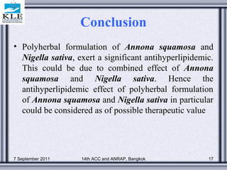 Polyherbal formulations for diabetic | PPT