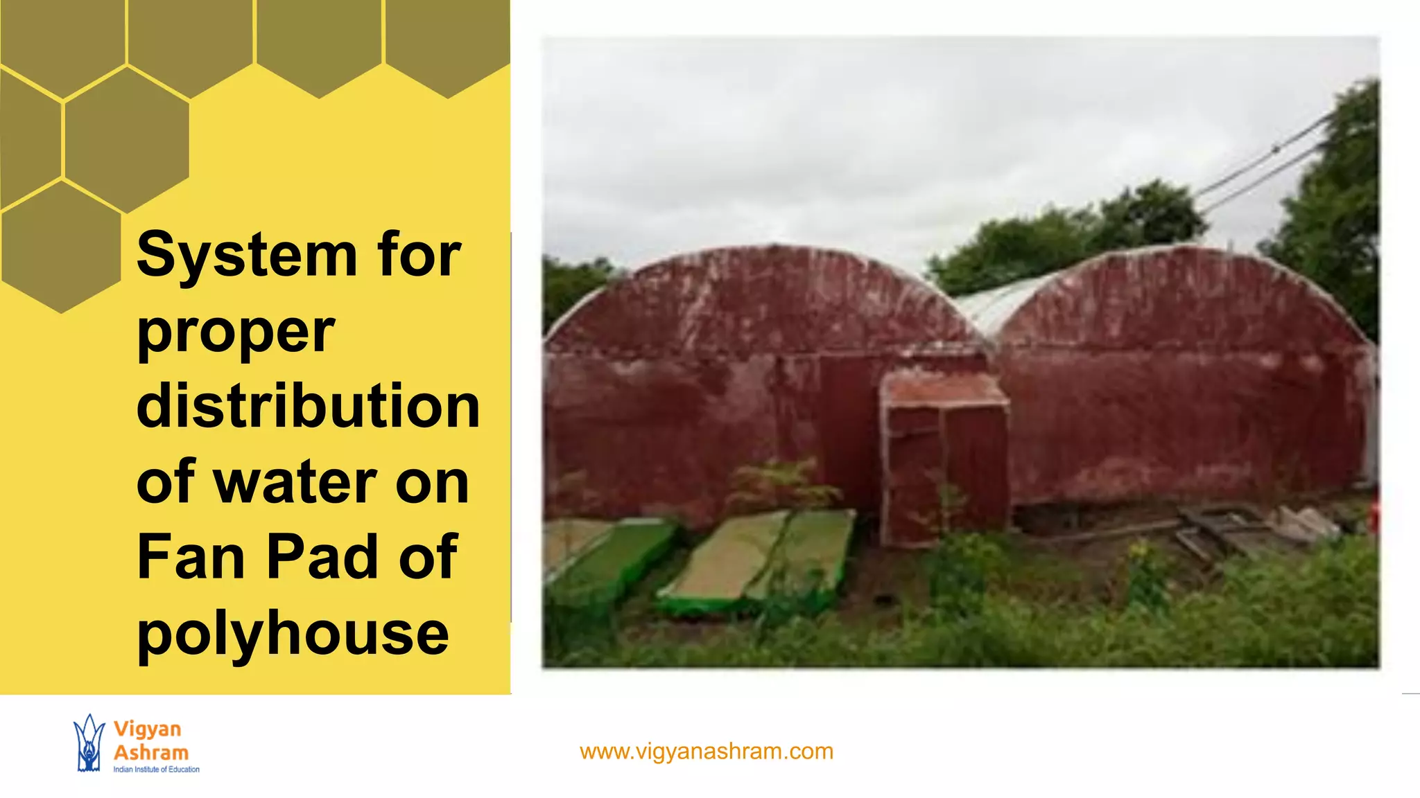 Polyhouse Pad-Water Distribution | PDF