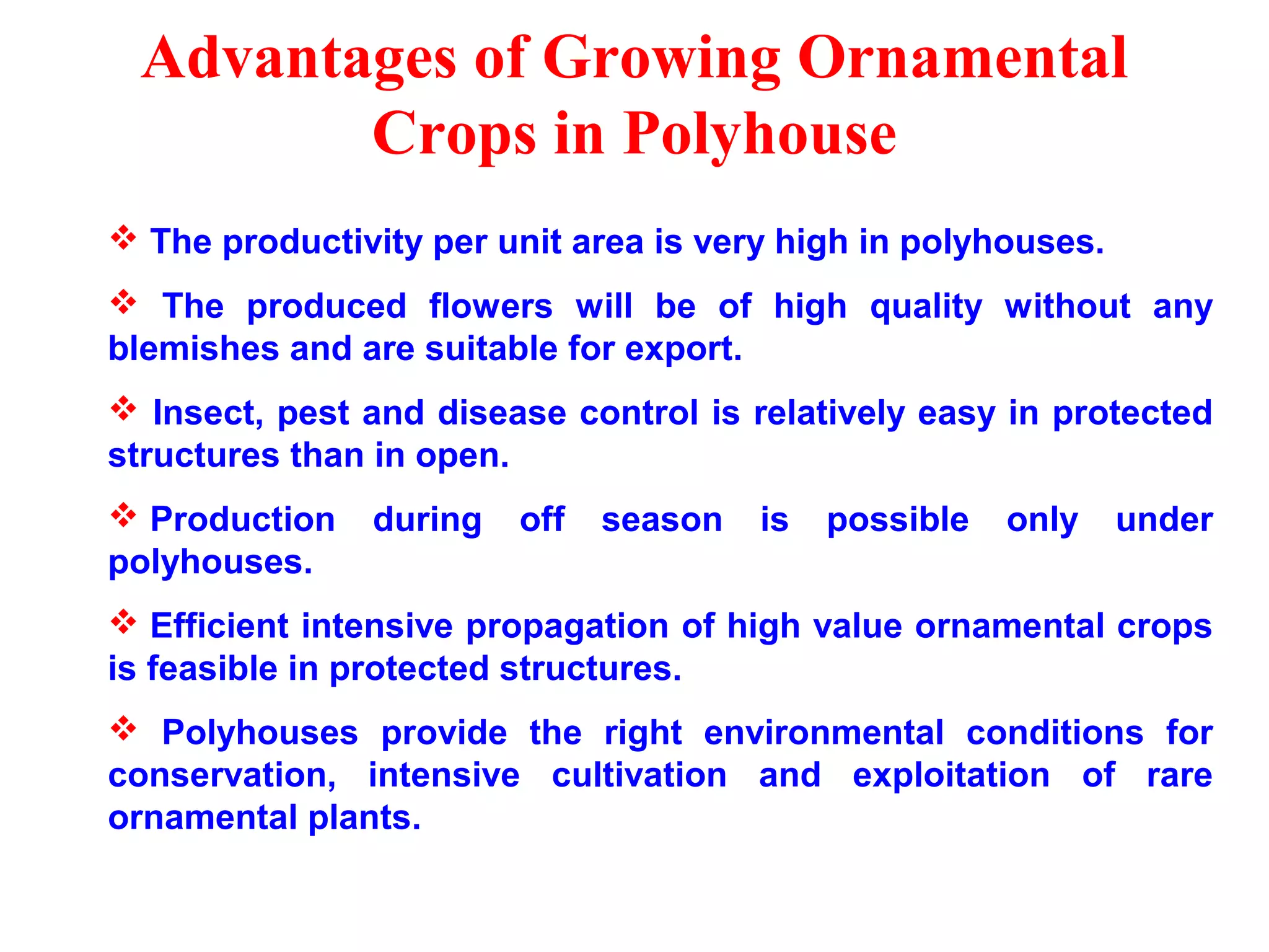 Polyhouses | PPT