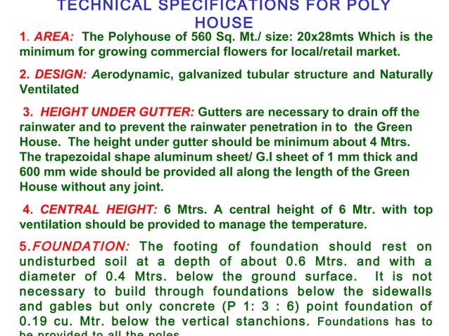 Polyhouses | PPT