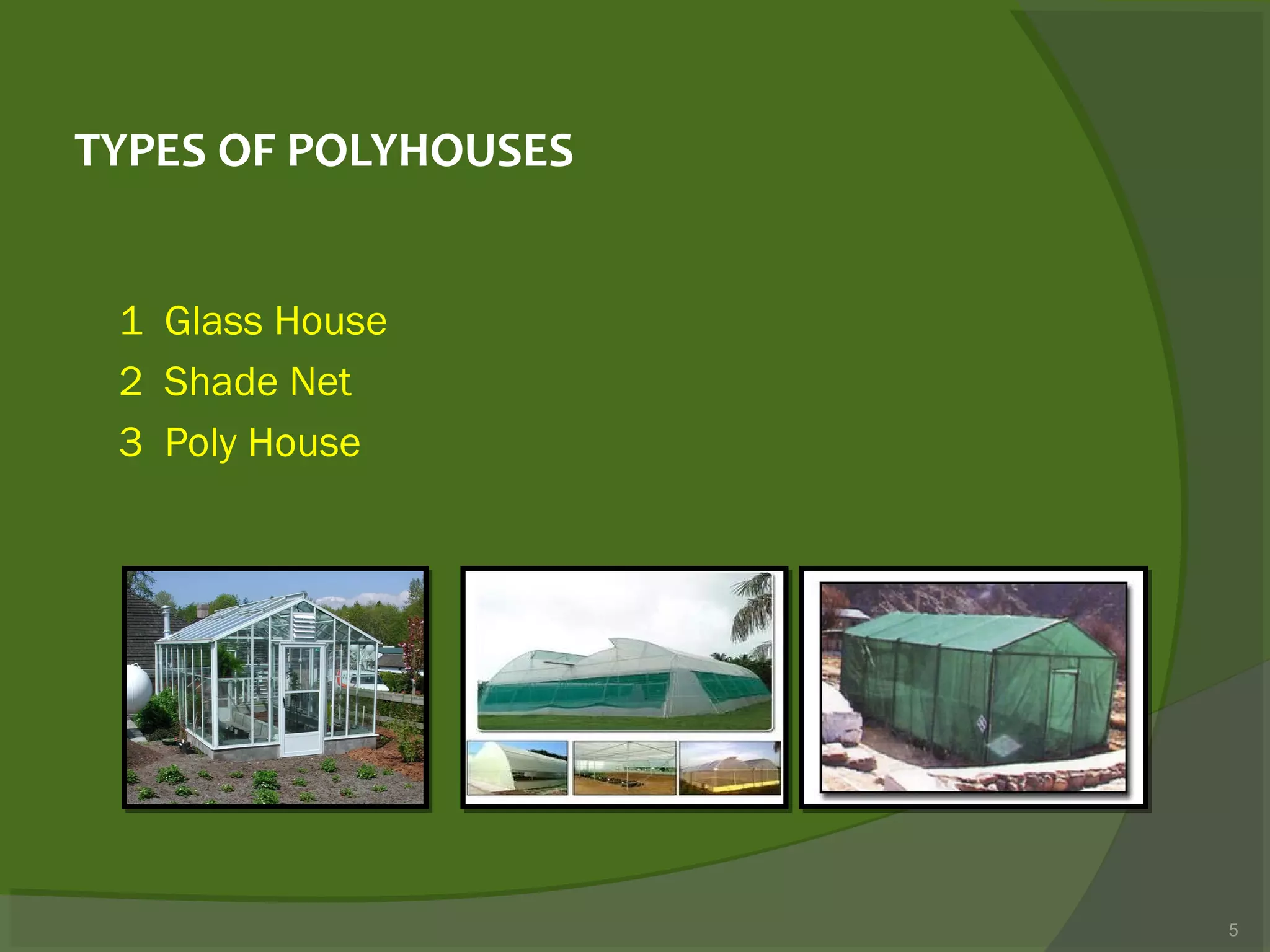Polyhouse technology | PPT