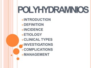 polyhydramnios.pptx