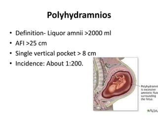 polyhydramnios lecture era.pptx | Pregnancy | Reproductive Health