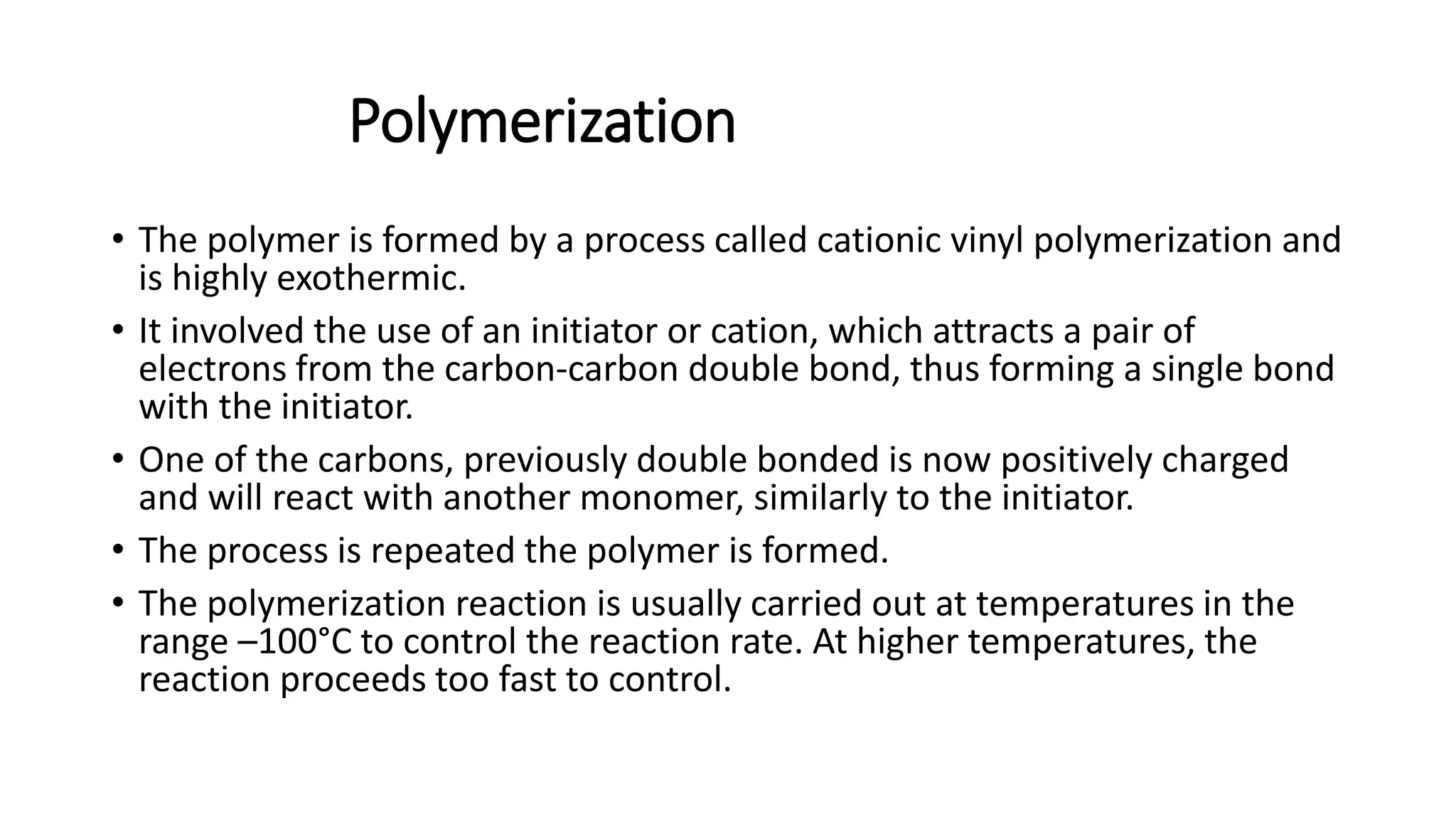 Polyisobutylene kudzai hamish ruzvidzo | PPTX