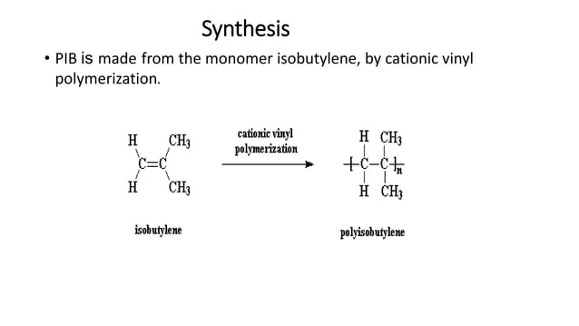 Polyisobutylene kudzai hamish ruzvidzo | PPTX | Chemistry | Science
