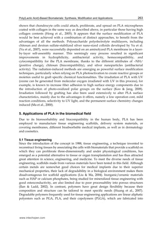 Poly(lactic acid) based biomaterials-tg-tm | PDF