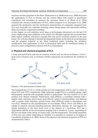Poly(lactic acid) based biomaterials-tg-tm | PDF