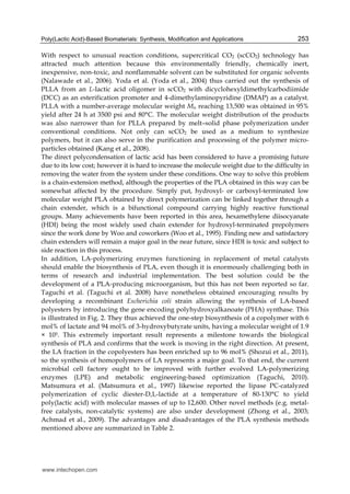 Poly(lactic acid) based biomaterials-tg-tm | PDF