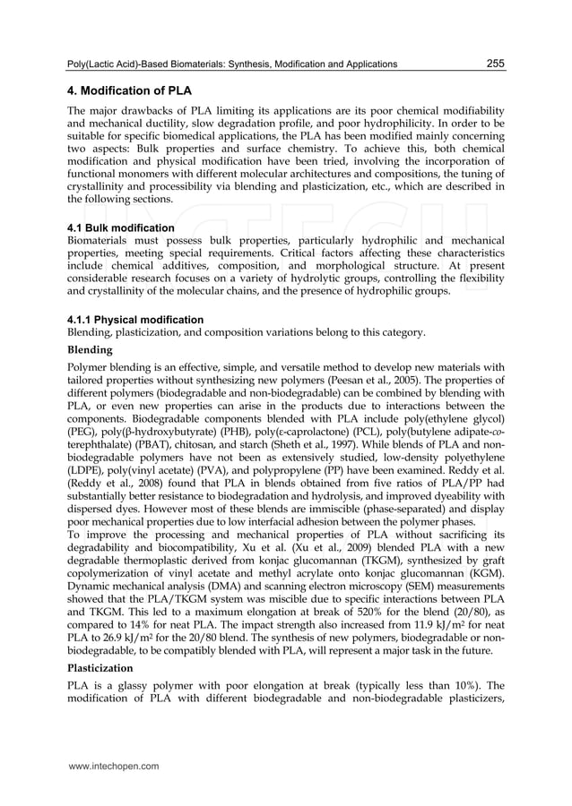 Poly(lactic acid) based biomaterials-tg-tm | PDF