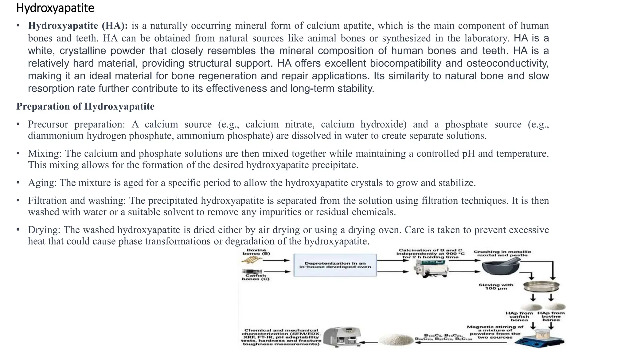 Polylactic Acid Hydroxyapatite And Their Applicationspptx Bone And