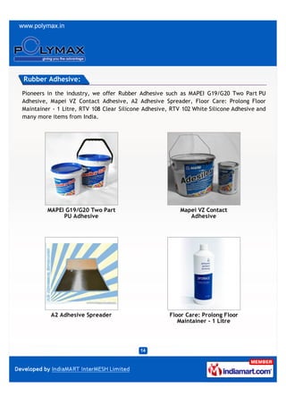 Polymax Ltd., Mumbai, Rubber Products | PDF
