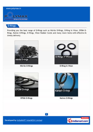 Polymax Ltd., Mumbai, Rubber Products | PDF
