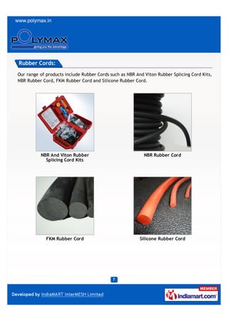 Polymax Ltd., Mumbai, Rubber Products | PDF