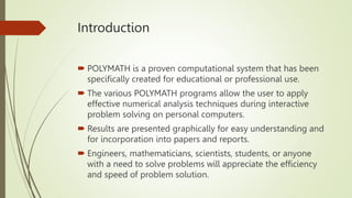 Polymayh workshop.pptx | Chemistry | Science