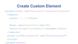 Polymer | PDF | Web Design and HTML | Internet
