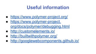 Polymer | PDF | Web Design and HTML | Internet