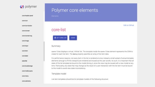 Levent-Gurses' Introduction to Web Components & Polymer