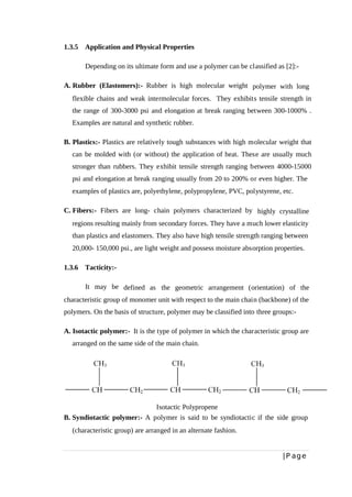 Polymer | PDF | Chemistry | Science