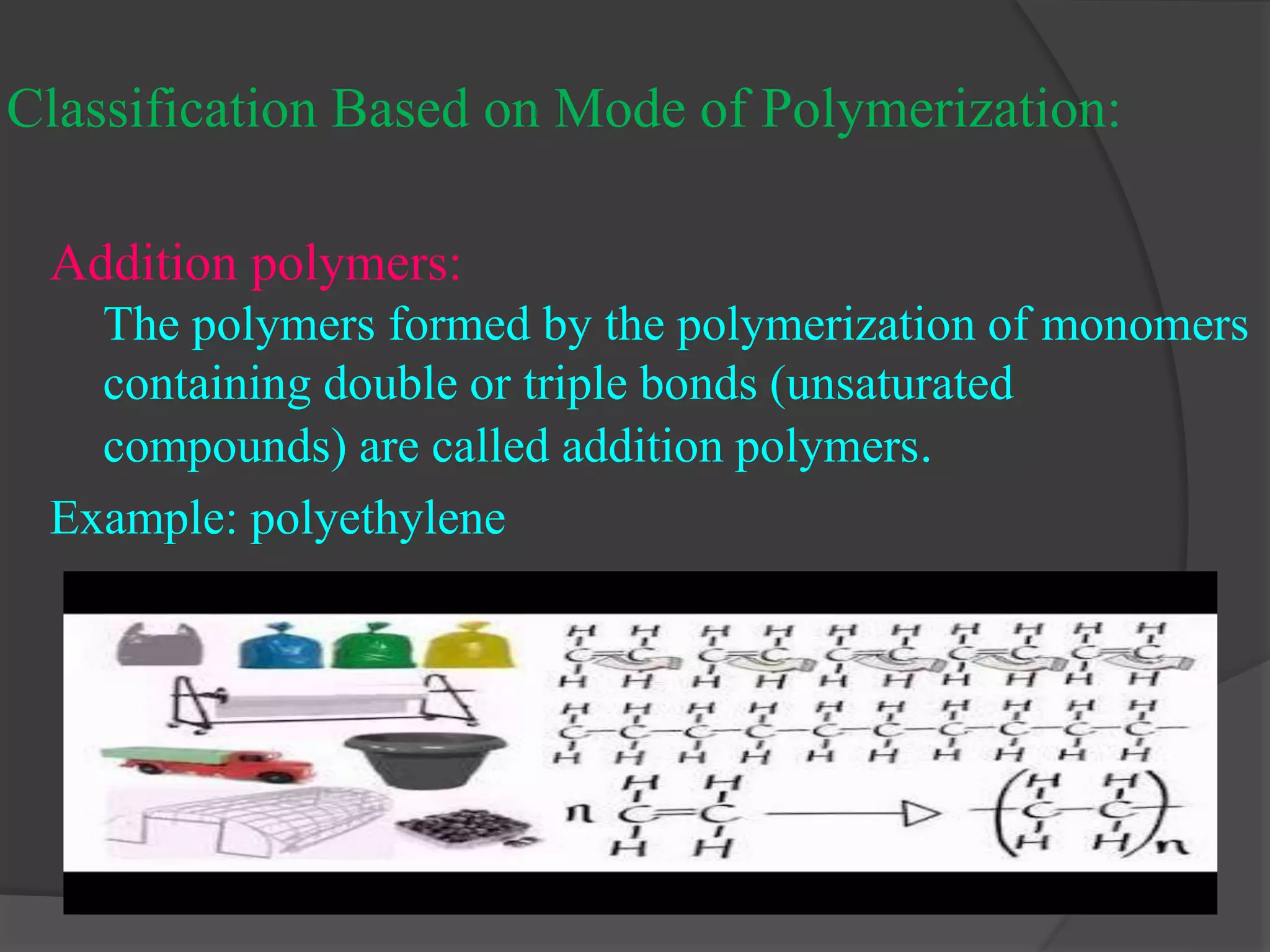 classification polymer and its medical application | PPTX